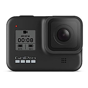 GoPro HERO8 Black Digital Action Camera - Waterproof, Touch Screen, 4K UHD Video, 12MP Photos, Live Streaming, Stabilization - with Mega Accessory Kit - All You Need Bundle - 2 Pack