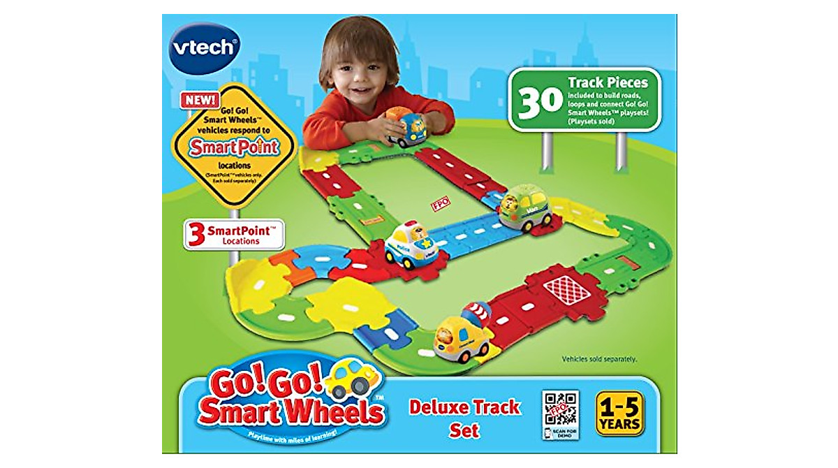 VTech Go! Go! Smart Wheels Deluxe Track Playset for Toddlers