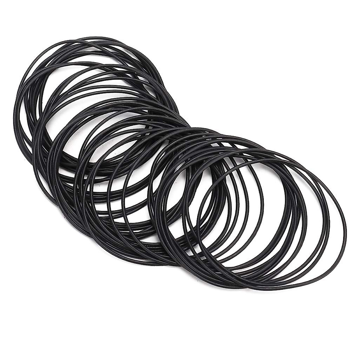 Watch Gasket, Rubber Material Watch Back Cover Rubber O Rings Assortment Kit for Car Auto Vehicle Repair for Automotive(0.8 a Pack of Five Hundred Roots)