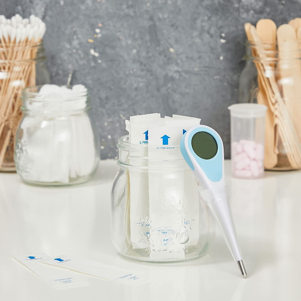 Juvale 500-Pack Disposable Digital Thermometer Probe Covers - Oral, Rectal, Armpit Temperature Reading Sheath Sleeves