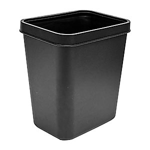 CHICIRIS Slim Trash Can, 8L Plastic Garbage Bin Rectangle Trash Bin for Kitchen Bathroom Bedroom, 10.8 x 7.9 x 11.8in (Gray)