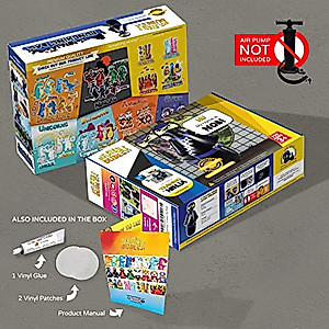 INFLATABLE DUDES Ninja (Nobi) 47 Inches -Kids Punching Bag | Already Filled with Sand| Bop Bag | Inflatable Toy | Boxing - Premium Vinyl- | Bounce-Back Action! | Indoor Outdoor -Play Therapy