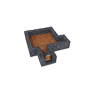 Warlock Tiles: Expansion – 1 in. Dungeon Straight Walls