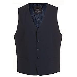 JP 1880 Menswear Big & Tall Plus Size L-8XL Contrast Lined Mix & Match Suit Vest Navy 50 705621 70