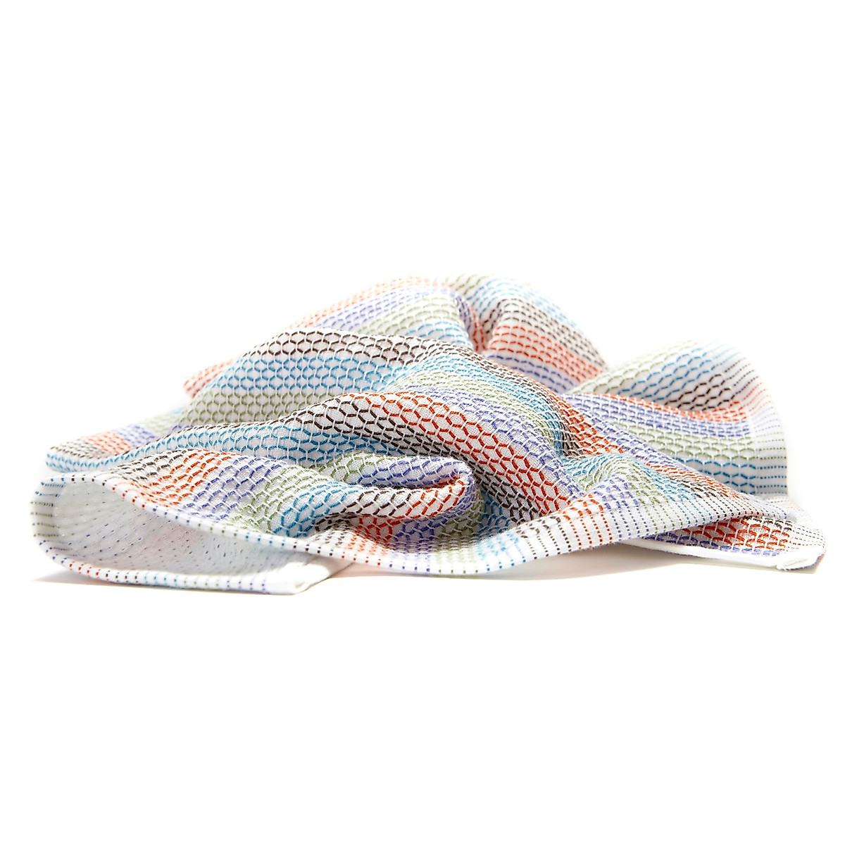 Full Circle Tidy 100% Organic Cotton Dish Cloths, Set of 3, Multicolored