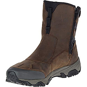 Merrell Men's COLDPACK ICE+ 8" Zip Polar Waterproof Snow Boot, Copper Mountain, 12 M US