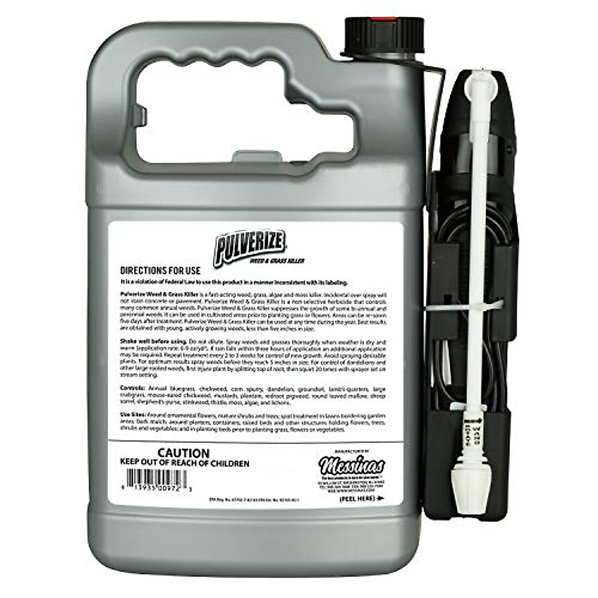 Pulverize PWG-B-128-S Grass Ready to Use Weed Killer, 128 Fl Oz (Pack of 1), Clear