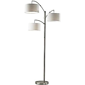 Adesso 4159-22 Cabo 82 inch 100.00 watt Brushed Steel Arc Floor Lamp Portable Light