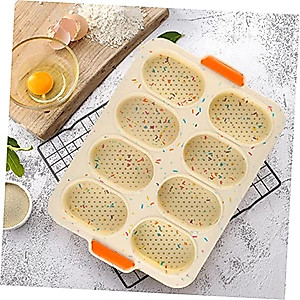 UPKOCH 1pc Roll Non Stick Baking Sheet Mini Muffins Silicone Cake Pan Oven Baking Cupcake Pan Muffin Bakeware Pan Silicone Bread Mold DIY Baking Molds Silicone Cake Baking Mold Brownie