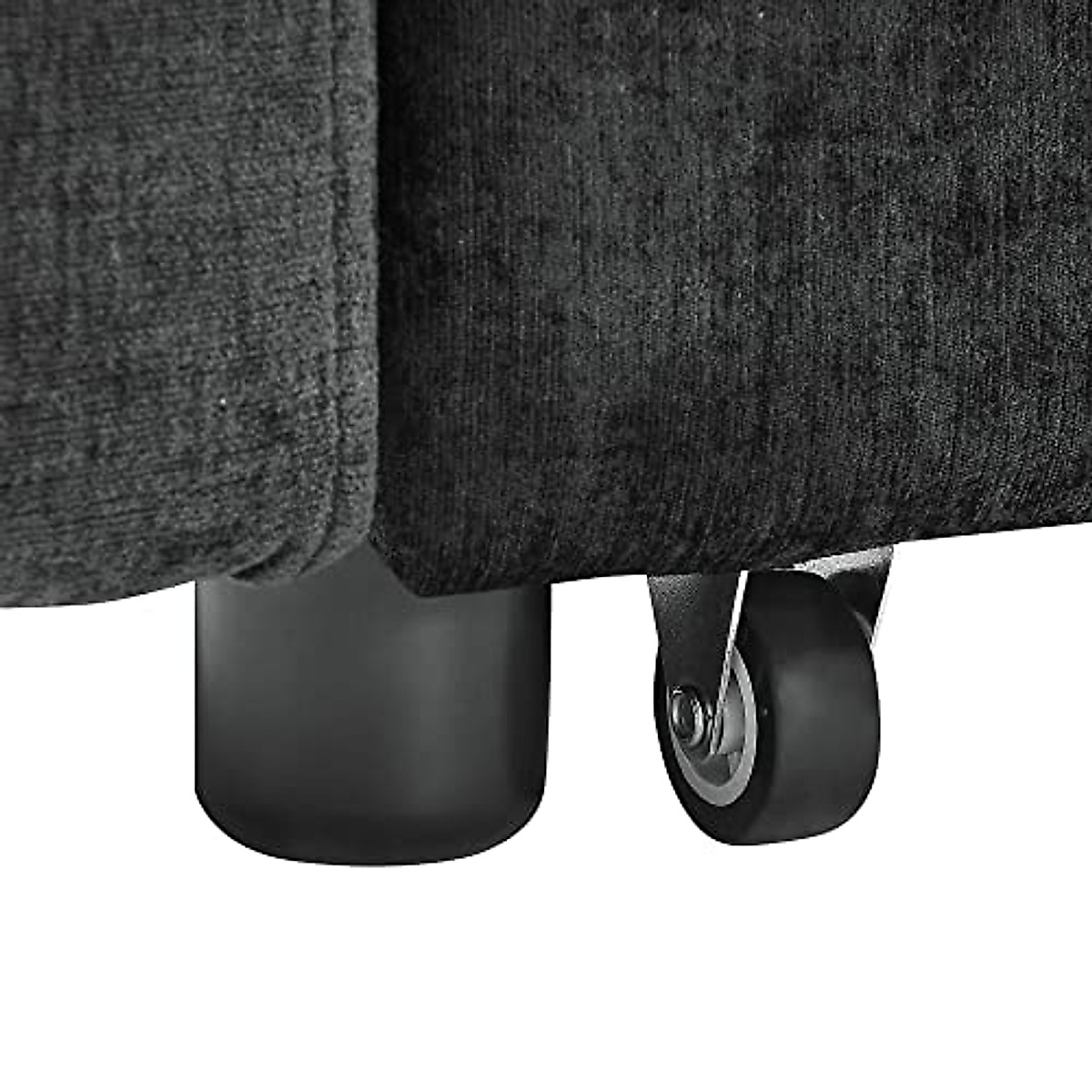 ERYE Modern Convertible Futon Sleeper Sofa with Pull Out Couch Bed, Functional Tufted Loveseat & Daybed for Home Office Apartment Studio Small Space Living Room