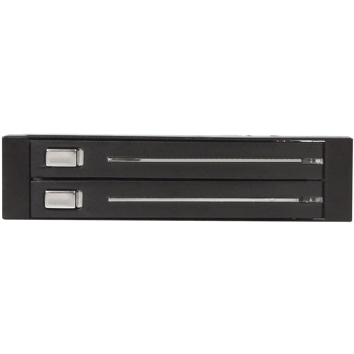 StarTech.com 2 Drive 2.5in Trayless Hot Swap SATA Mobile Rack Backplane - Dual Drive SATA Mobile Rack Enclosure for 3.5 HDD (HSB220SAT25B),Black