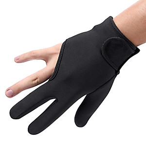 FALETO Professional Heat Resistant Gloves 3 Finger Mittens Protection Gloves for Barber Hair Styling Curling, Perming,Hair Straightening, Curling Wand and Flat Iron