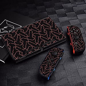 Penis Pattern Full Protective Skin Cover Design Wrap Decal Sticker Compatible with Switch and Switch Lite