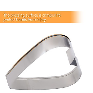 Kukifun Heart Cookie Cutters 5Pcs, Stainless Steel Heart Shape Biscuit Cutter for Cookie Biscuit Bread Sandwiches Vegetable Decoration,Unique DIY molds for Baby Shower Wedding Birthday Party