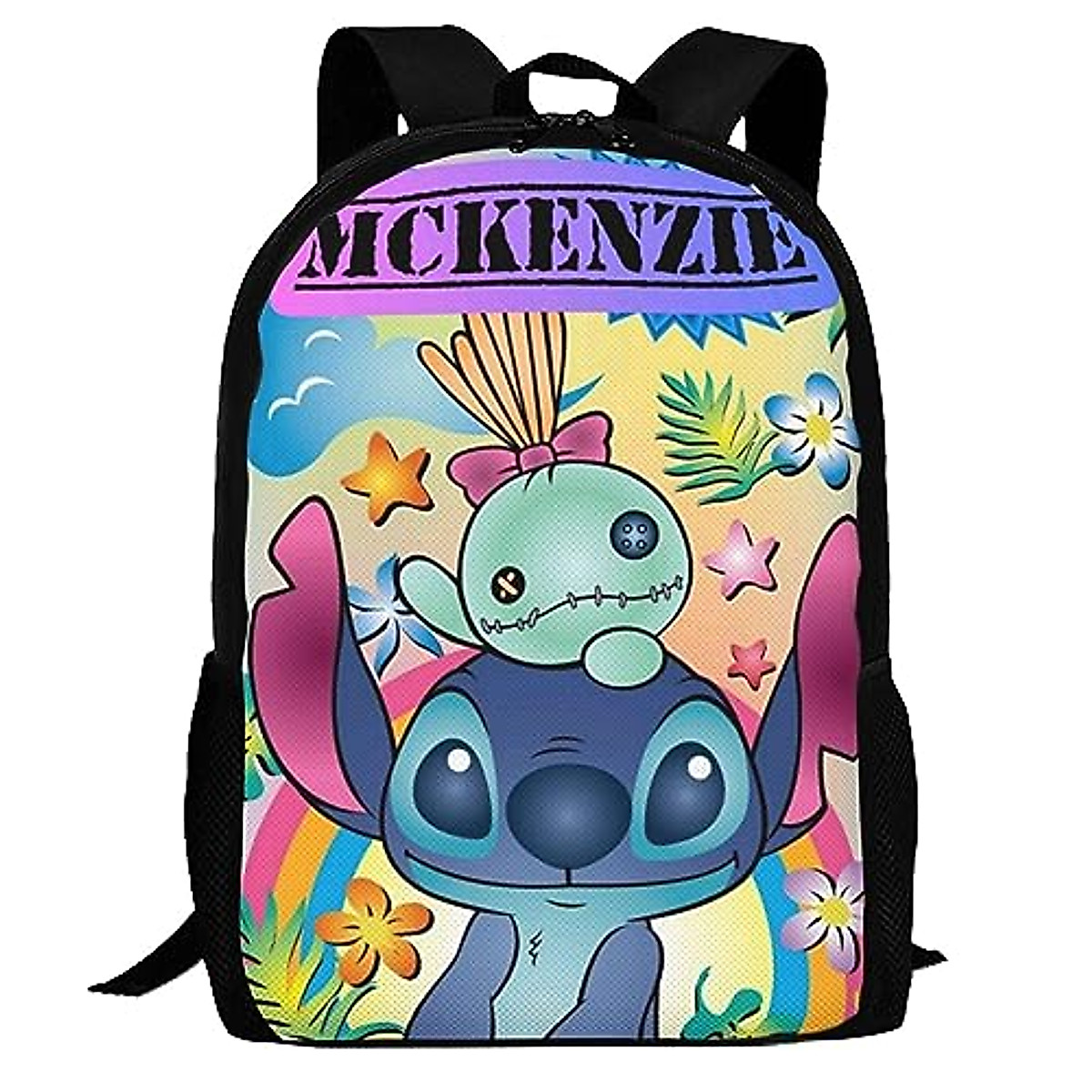 Anime Stitch Backpack Cartoon Anime Character Travel Rucksack Bag Cute Laptop Backpack Woman Men Casual Backpack Gifts