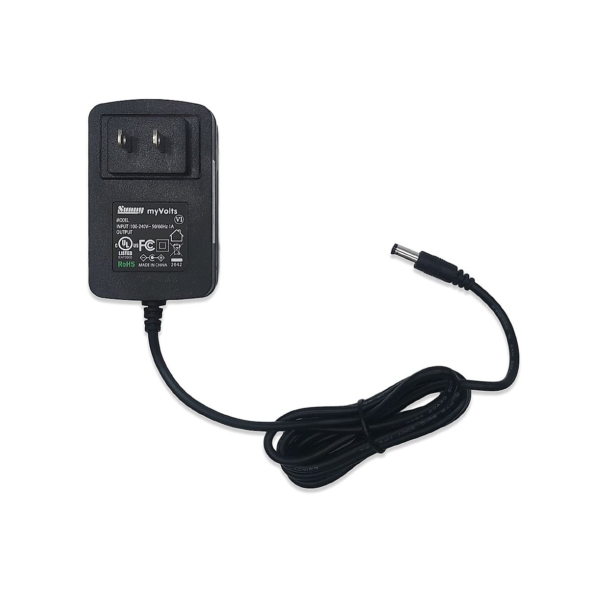 MyVolts 12V Power Supply Adaptor Compatible with/Replacement for Iomega 31758600 External Hard Drive - US Plug with Extension and ON/Off Switch