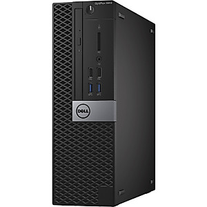 Dell OptiPlex 3040 Small Form Factor, Intel Pentium G4400, 8 GB Memory, 128 GB SSD, Windows 10 Pro (Renewed)