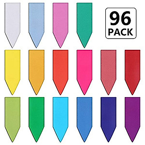 96 Pieces Arrow Shaped Magnetic Bookmark Colorful Magnet Page Markers Magnetic Page Clips for Students Teachers School Home Office Reading Supplies (Bright Color Set)