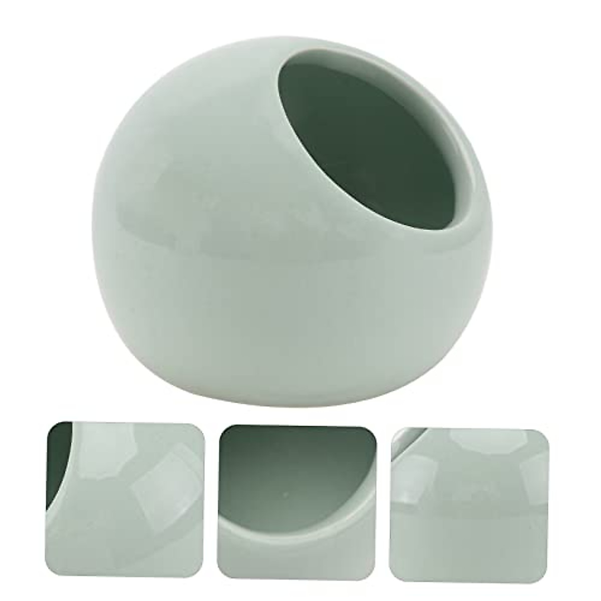 OATIPHO 1pc Hamster Igloo Outdoor Enclosure Outdoor Fencing Rat Cage Accessories Small Hamster Hideout Chinchilla Cave Small Animal Ceramic Critter Pet Habitat Durable Pet Bed Pet Supply