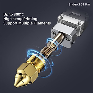 Creality Upgrade Spider Ceramic Hotend Kit, High Flow Speedy Ender 3 Hotend Up to 300℃ for Ender 3,Ender 3 V2,Ender 3Pro,Ender 5/5 Pro/Plus 3D Printer (Ender 3 S1 Pro)