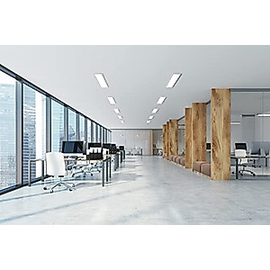 Lithonia Lighting CPANL 1X4 40LM SWW7 120 TD DCMK 1 Ft. x 4 Ft. LL CPANL LED Flat Panel with 4000 Lumens and 3500 to 5000K Switchable CCT with Direct Ceiling Mount Bracket