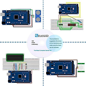 ELEGOO Mega R3 Project The Most Complete Ultimate Starter Kit with Tutorial Compatible with Arduino IDE