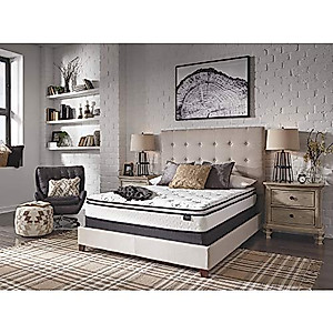 Signature Design by Ashley, Bonnell 10 Inch Gel Foam Firm Pillowtop Mattress, Queen