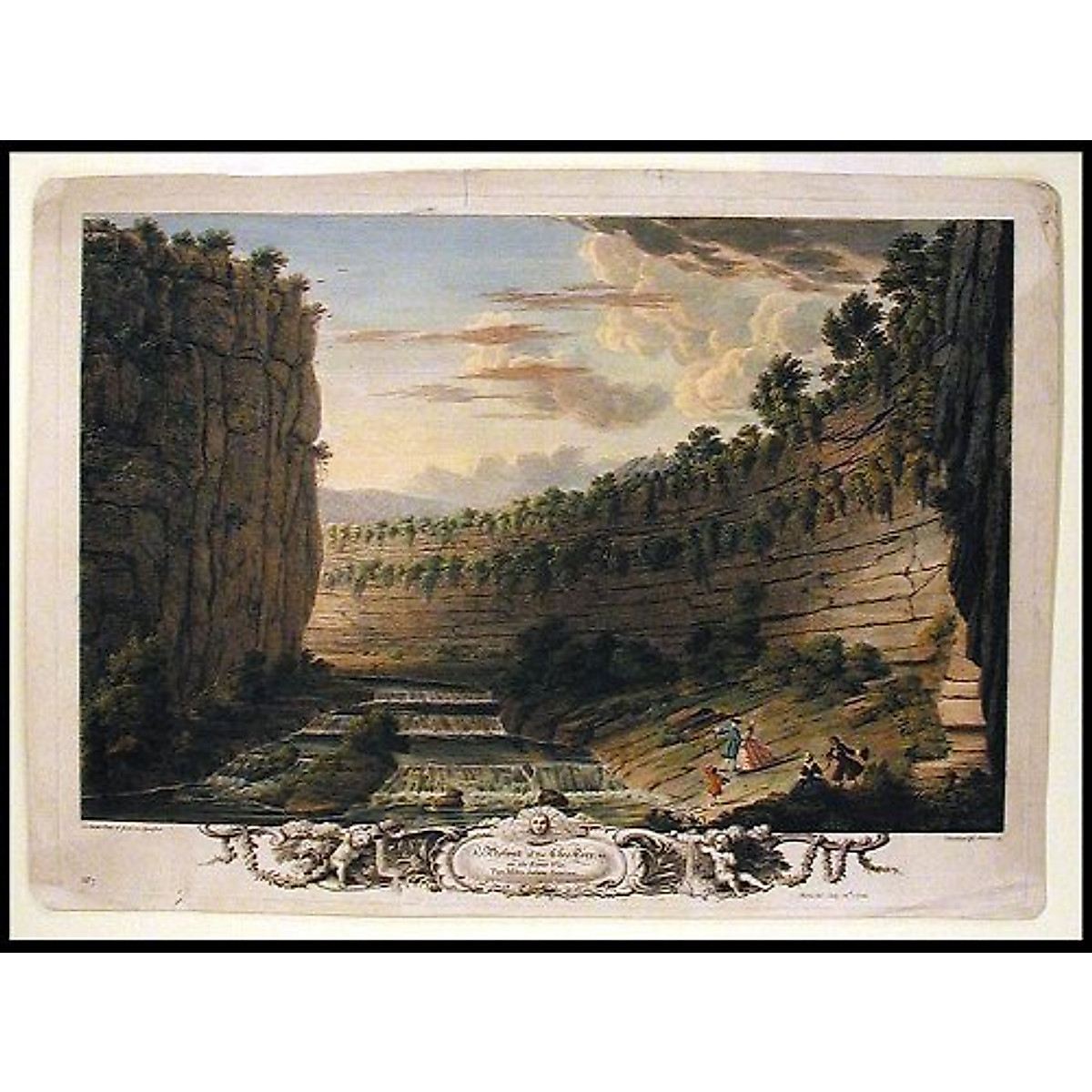 A Prospect of the Chee-Torr &c. on the River Wie, Two Miles below Buxton