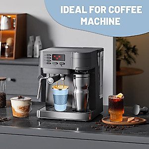 Insulated Coffee Tumblers with Flip Lid 12oz / 17oz, Stainless Steel Travel Coffee Mug Leak Proof, Vacuum Insulated Coffee Mug Thermos Cup, Keeps Cold and Hot for Coffee Tea