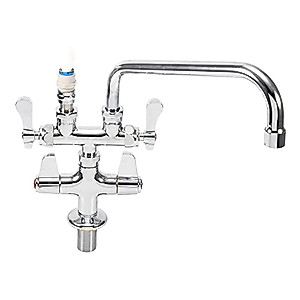 Upgrade Your Bar Supplies with our Commercial Cup Rinser Washer & Dual Temperature Faucet - Perfect Coffee Shop Equipment for Quick and Easy Cleaning