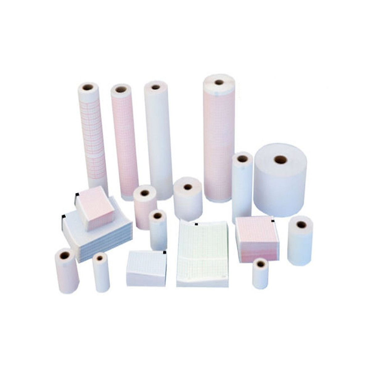 Bionet Ecg Cardiocare 2000 and Cardiotouch 3000 Ecg Chart Paper - 215 mm X 25 meter EKG Paper (5 Rolls)