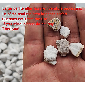 10QT Organic Perlite Horticultural Soil Amendment for Plants and Enhanced Drainage Enhanced