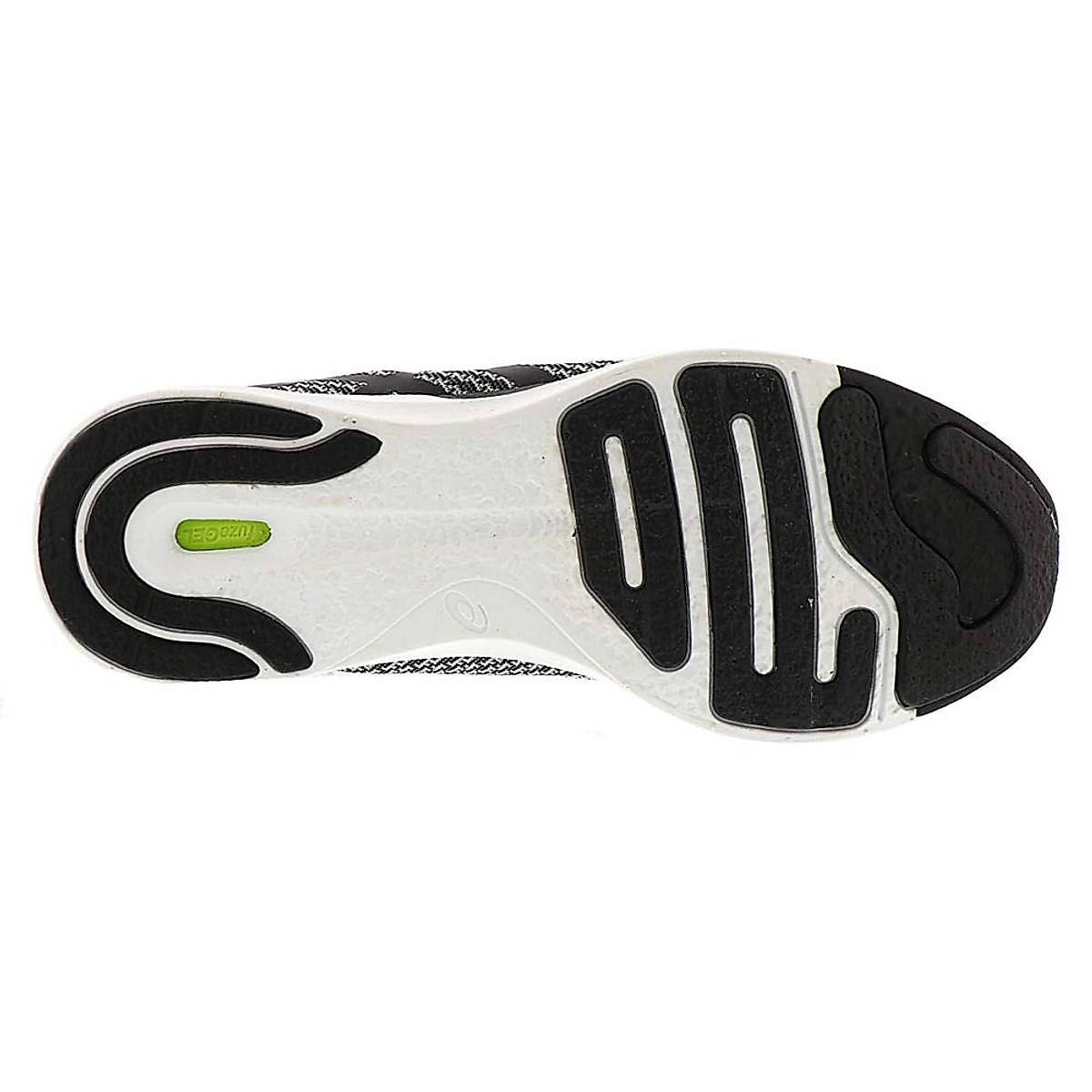 ASICS Women's fuzeX Knit Running Shoe Carbon/Black/White 8 (S)