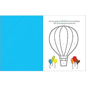 My First Scissor Skills Workbook: Cut-and-Paste Activities to Build Hand-Eye Coordination and Fine Motor Skills (My First Preschool Skills Workbooks)