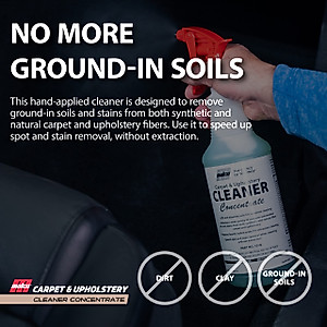 Malco Carpet and Upholstery Cleaner Concentrate - Removes Ground-in Soils and Stains from Automotive and Residential Carpet & Upholstery / 1 Gallon (101801)