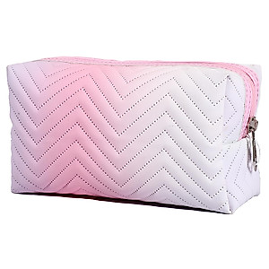 Zipper Travel Cosmetic Bag - Gradient BELLELE (Pink)