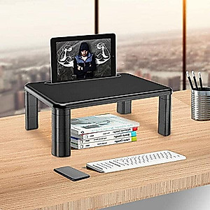 Servicrt Monitor Stand Riser with Adjustable Height and Storage Organizer Officeproducts Office Desk Office Organization Monitor Mount Dual Monitor Stand Monitor arm Computer Stand Monitor Riser HOM