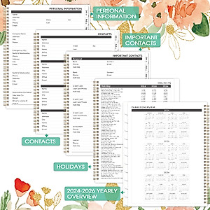 2023-2025 Monthly Planner/Calendar - 2 Year Monthly Planner 2023-2025, July 2023 - June 2025, 9" x 11", Planner with Monthly Tabs, Flexible Cover, Two-Side Pocket, Perfect Organizer
