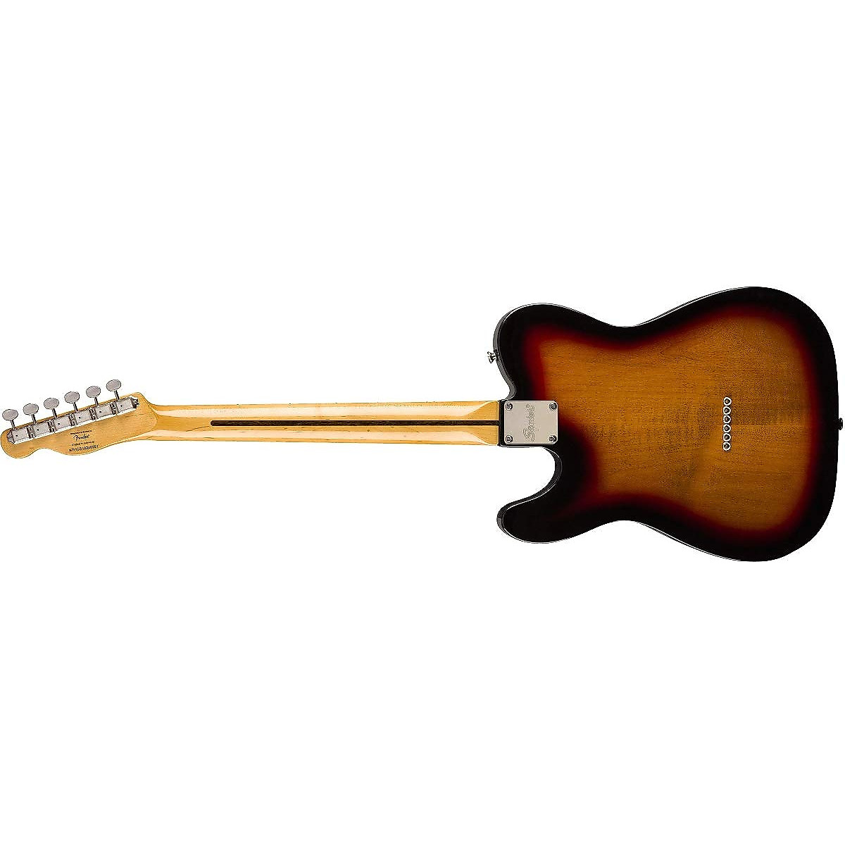 Squier Classic Vibe 70s Thinline Telecaster Electric Guitar, with 2-Year Warranty, 3-Color Sunburst, Maple Fingerboard