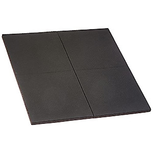 Prime-Line MP76740 Heavy-Duty Non-Slip Furniture Pads, 1/4 inch Thick x 4 inch x 4 inch Squares, Self-Adhesive Backing, Brown Felt w/Black Rubber, Pack of 8