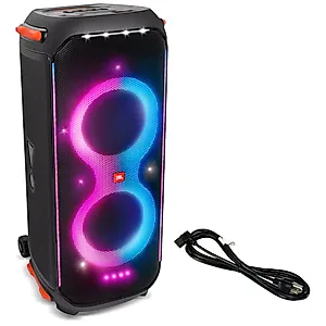 JBL PartyBox 710 800W Portable Wireless Bluetooth Speaker Starter Bundle with Extended Protection