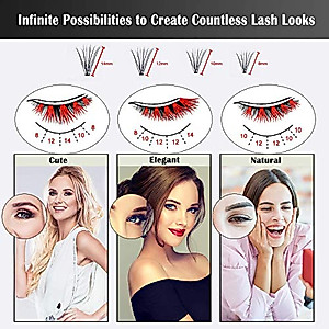 Home PRO DIY Lash Extension Kit for Home Use - LANKIZ Luxury Eyelash Extensions System for Self Application - Pack of Individual Sensitive Eyelash Extension Glue, Lash Tweezer & Shampoo