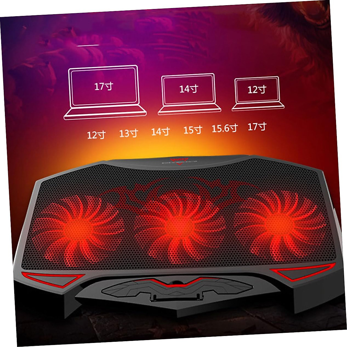 Abaodam 3 Mute Notebook Silent Cooling Pad Heat Sink Cooling pad Adjust Notebook Holder Notebook Stand Laptop Cooling Rack Laptop Cooling Pad Laptop Cooler Base