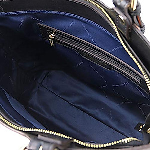 Tuscany Leather TLBag Saffiano leather tote Black