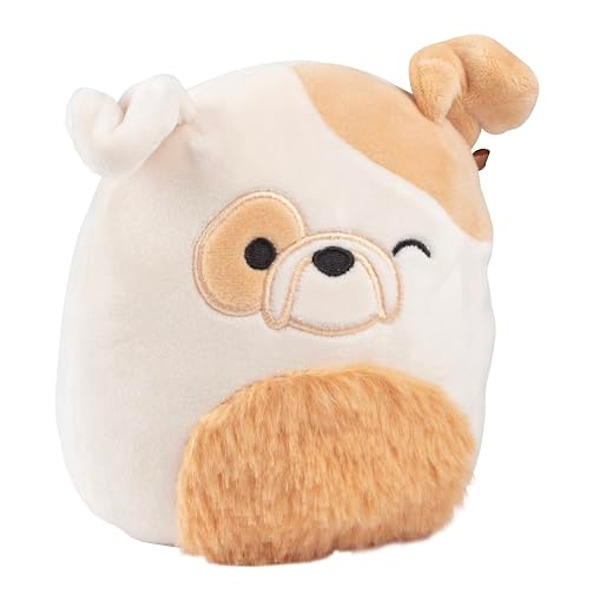Squishmallows Original 5-Inch Brock The Bulldog - Official Jazwares Little Plush - Collectible Soft & Squishy Mini Stuffed Animal Toy - Add to Your Squad - Gift for Kids, Girls & Boys