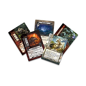 The Lord of the Rings The Card Game The Dark of Mirkwood SCENARIO PACK - Cooperative Adventure Game, Strategy Game, Ages 14+, 1-4 Players, 30-120 Min Playtime, Made by Fantasy Flight Games