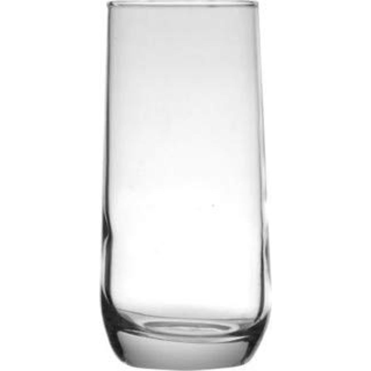 Vikko 12 Ounce Drinking Glasses | Pretty Cups for Water, Juice, Soda, etc. – Thick and Durable Glass – Dishwasher Safe – Set of 6 Large Clear Glass Water Tumblers – 2.5” Diameter x 5.5” Tall