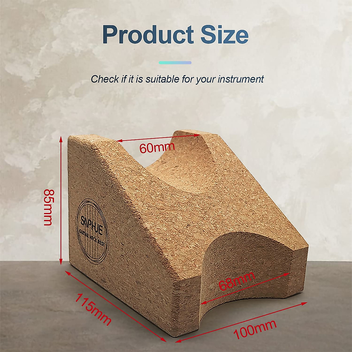 SAPHUE Guitar Neck Rest,Guitar Neck Cradle Support Pillow String Instrument Luthier Tool,Guitar Accessories Tool Kit for Repair