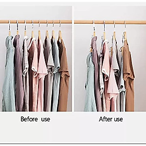 Clothes Hanger Connector Hooks | Space Saving Hanger Connector Hooks - Multi-Colored Set | 60 Pack