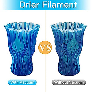 YOOPAI Filament Storage Bag Vacuum Kit - 20Pack Cleaning Drying Sealed Bags (Plastic 13.2 x 12.7inch) for 3D Printer Filament, with Desiccants/Humidity Indicator Cards/Hand Pump